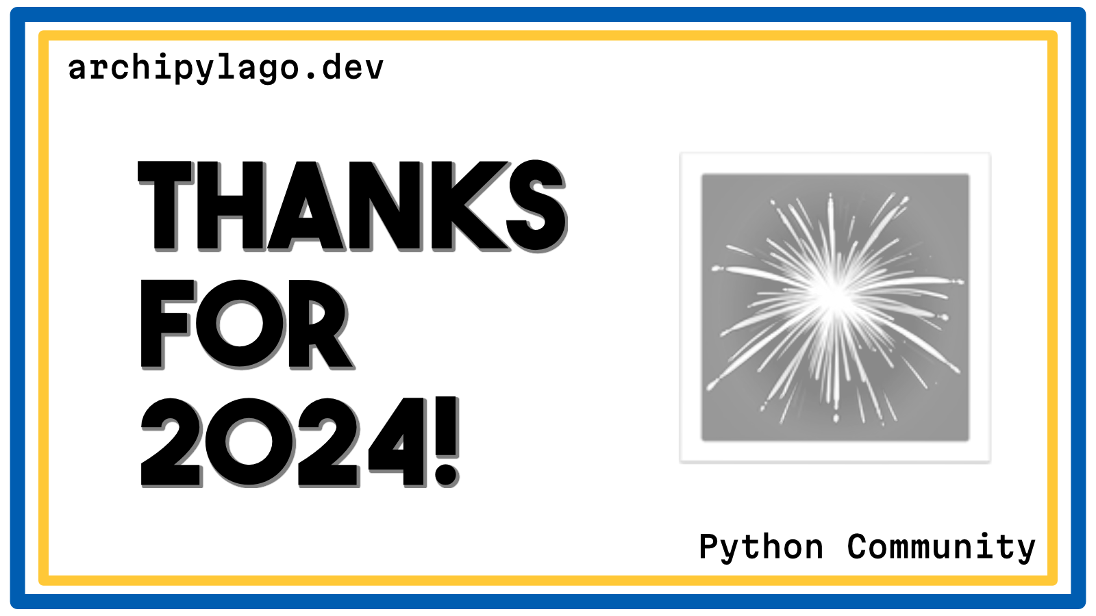 Thanks for 2024! - archipylago